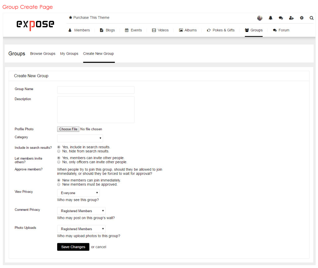 Responsive Expose Theme | SocialEngine | SocialNetworking.solutions