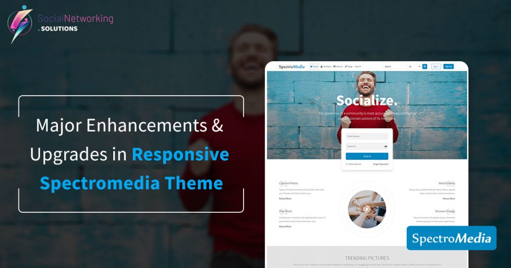Major Enhancements & Upgrades in Responsive Spectromedia Theme | SocialNetworking.Solutions